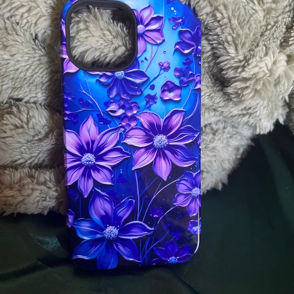 Zen Stained Glass Lotus Floral Design Phone Case for iPhone 15, 14, Pro ...