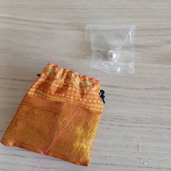 Iskcon Gomukhi Japa Bead Bag Indian RED SANDALWOOD Lal Chandan Mala ...