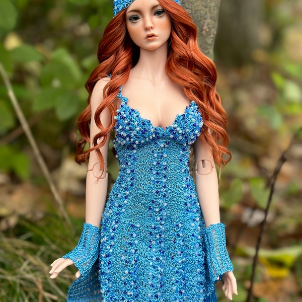 Clothing for Msd Bjd Dolls Sweater With Jacquard Pattern of Clouds Fid ...