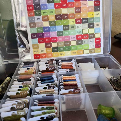 DMC Stitchbow Floss Storage Thread Storage 3D Printed Stitchbow for ...