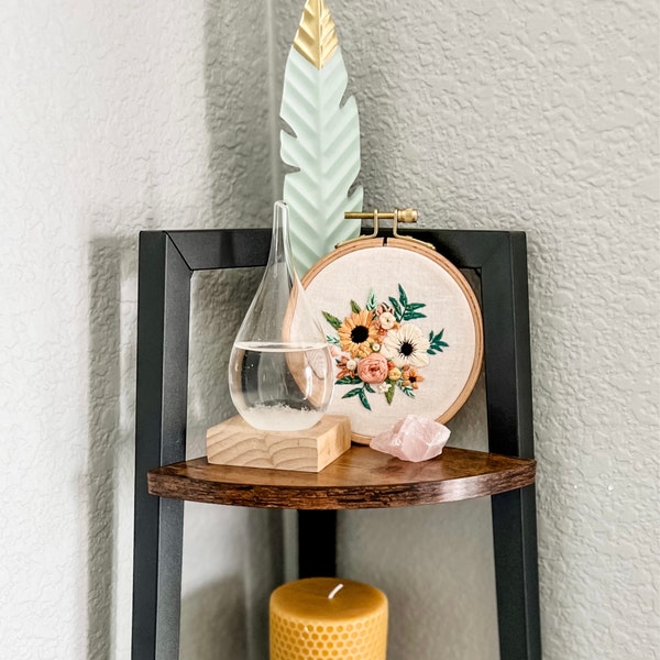 DIY Mini Beginner Embroidery Kit, Small Floral Embroidery Project With ...