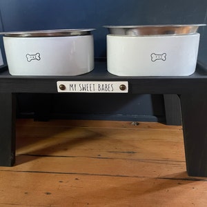 Tall Bowl Stand Elevated Dog Bowl Feeder Raised Dog Feeder Dog Lick Mat ...