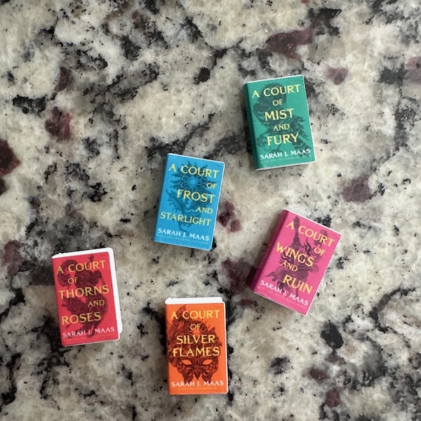 Mini Book Magnets: Book Lover Fridge Decor - Choose Your Titles From ...