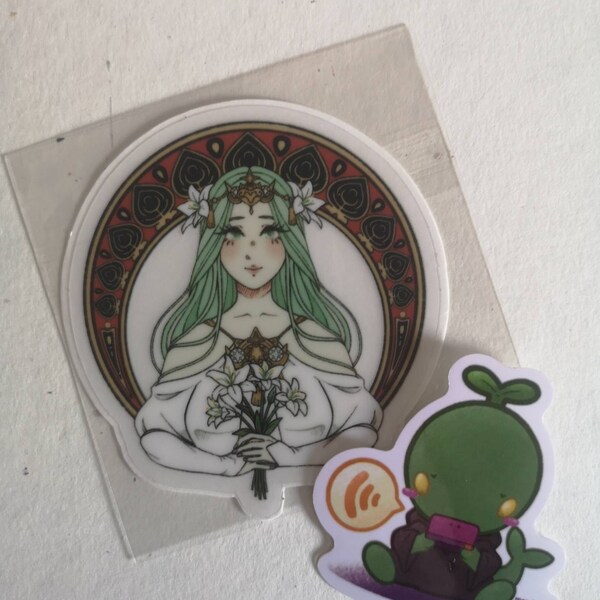 Fire Emblem Lady Rhea 3 Inch Clear Vinyl Sticker - Etsy