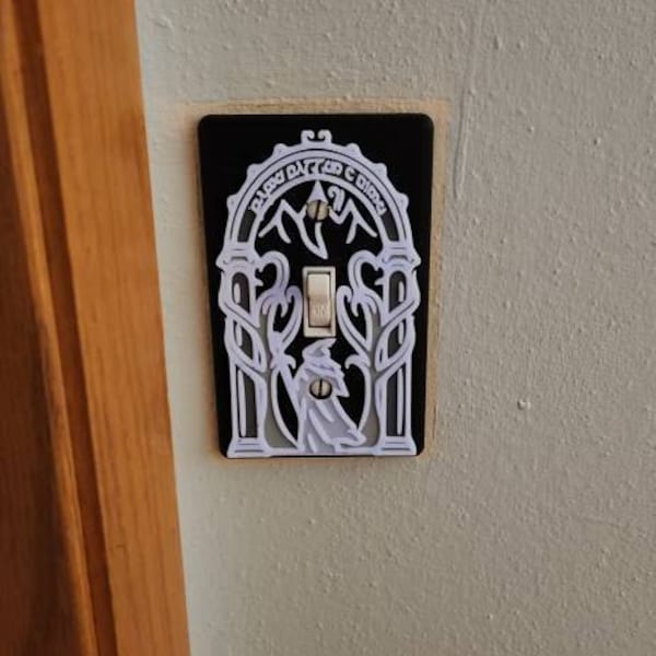 Gothic Skull Light Switch Cover, Double, Toggle - Etsy