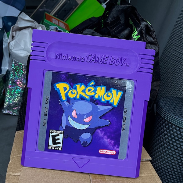 Giant Game Gameboy Pokemon Gengar Evolution Wall Decor Large Retro Wall ...