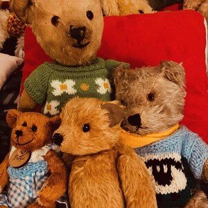 Uriel the Bear upcycled Soft Toy by Second Hugs/teddy Bear/ Bear/ Pre ...