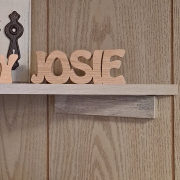Wooden Name, Custom Desk Name, Wooden Scroll Saw Name, Wood Name ...