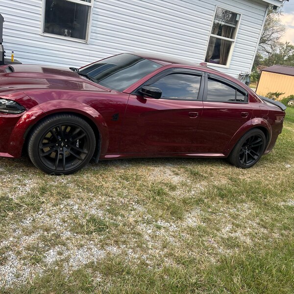 Car Fender Emblems/badges Black ANGRY COYOTE W/ Red Eyes and Number ...