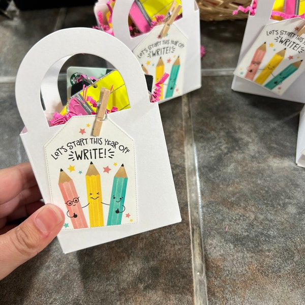 Back to School Printable Gift Tags for Classroom First Day of School ...