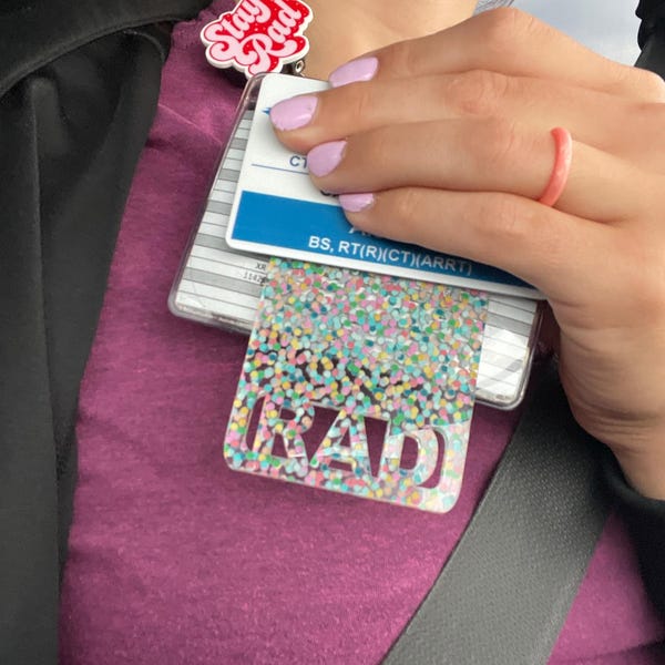 Custom Badge Buddy for ID Card, ID Badge Holder, Lab Badge Buddy ...