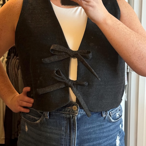 Front Tie Top Sewing Pattern | XS-XXXL | Instant Download | Easy ...