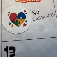 Tiny Ombre Date Dot Planner Stickers, Colorful Mini Dot Calendar ...