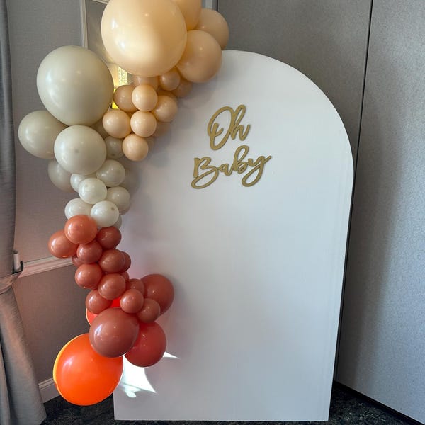 Cheyenne THICK Balloon Garland Kit With Chocolate, Mocha, Latte, Burnt ...