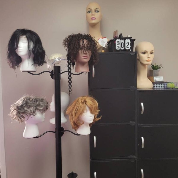Adjustable Metal Multi Wig Stand - Etsy