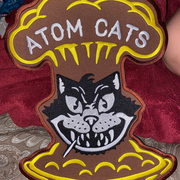 Atom Cats Patch Large Embroidered Fallout - Etsy