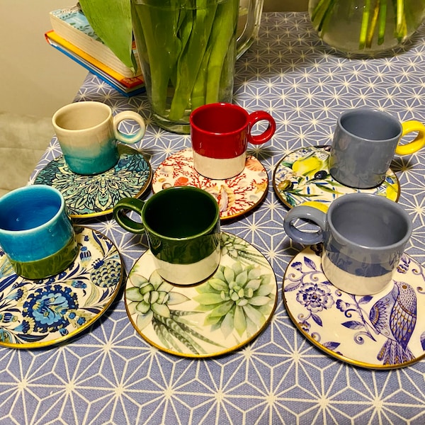 Japanese Tea Set and Cups, Cast Iron Teakettle Set With Infuser ...