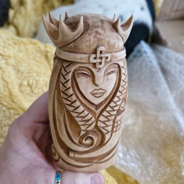 Goibniu God Satuette Made From Linden. Goibniu / Gaibhne Irish ...
