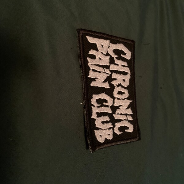 Chronic Pain Club Death Metal Iron on Embroidered Patch Spoon Theory ...