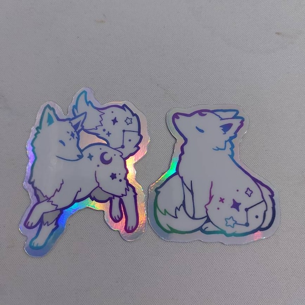 Holographic Stickers 2" | Chasers of the Stars | Galaxy Constellation ...