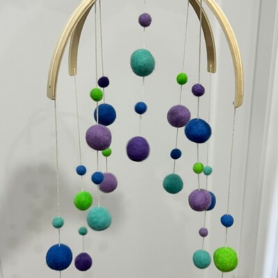 CUSTOM Made Felt Baby Mobile Standard Double Arch Design Your Own Baby ...