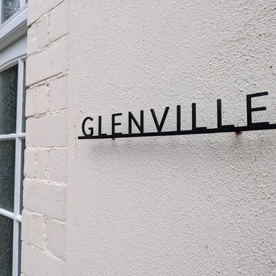 House Name Sign, Outdoor House Name Plaque, Custom Metal Sign, Outdoor ...