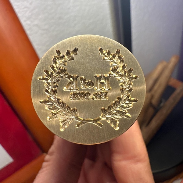 Personalized Logo Wax Seal Stamp, Initials Wax Seal Stamp Kit for ...