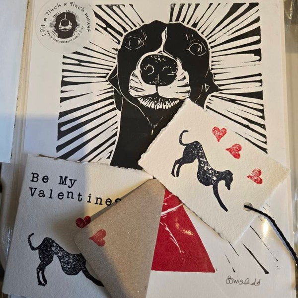 Greyhound Signed Original Lino Print - Snaws (teefs) - Etsy
