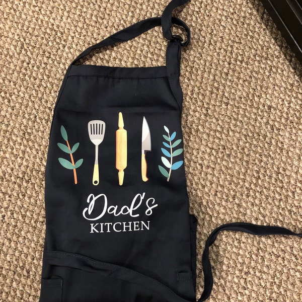Personalized Apron With Pockets, Custom Apron, Custom Mens Apron ...