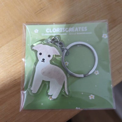 Yellow Duck Acrylic Bird Breed Keychain Cartoon Kawaii Exotic Pet Art ...