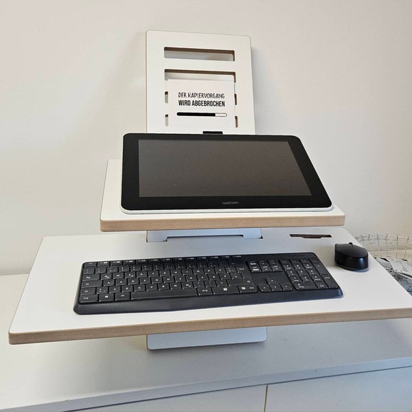 Laptop Stehpult Medium, Stand Desk Medium, Monitor-Stehtisch ...