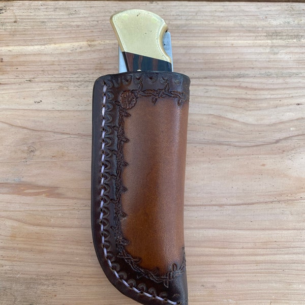 Case Trapper Leather Knife Sheath HD 8/9 Oz Right Hand - Etsy