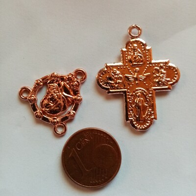 Jésus Divin Miséricorde 35 x 22 mm Double Face , Croix Pendentif Christ ...