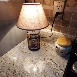 Tin Can Pocket Posey, Crushed Tin Can Decor, Primitive Tin Wall Pocket ...