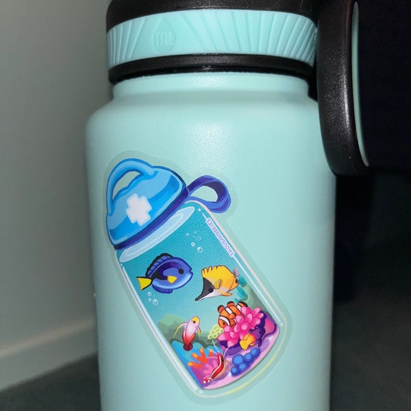 Vinyl Sticker (transparent) First Coral Reef Kit - Etsy