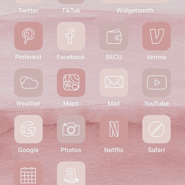 300 App Icons Ios 14, Ios Icon Set, iPhone Icon Aesthetic, Custom App ...