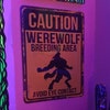 Werewolf Sign, Werewolf Breeding Area, Werewolf Gift, Urban Legends ...