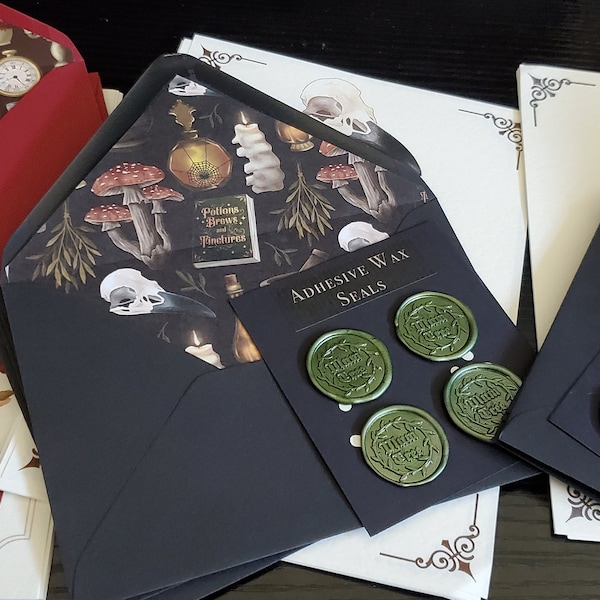 Dark Fairytale Letter Writing Set With Wax Seals | Stationery Set | RPG ...