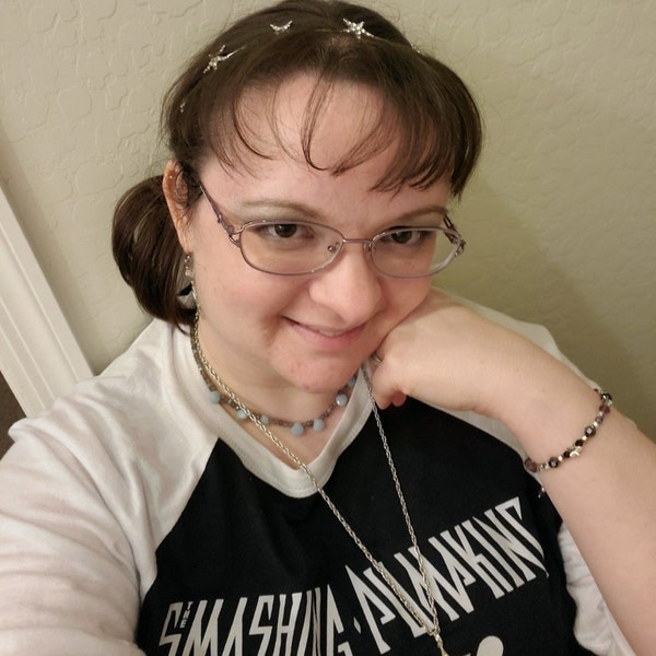 Dnd Necklace, Pike, Dnd, D20, MTG, Fresh Water Pearls, Sterling Silver ...