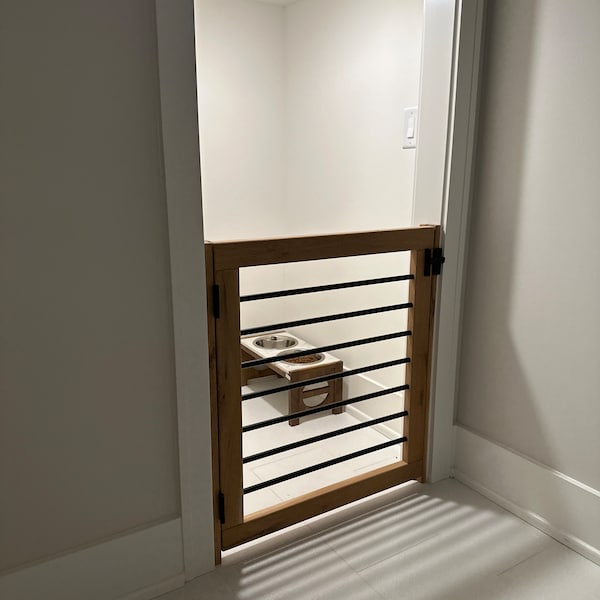 Custom Spindle Gate, Custom Pet or Baby Gate, Solid Wood, for Dogs and ...