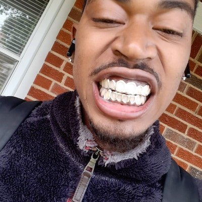 Silver Grillz 925 Sterling Silver Teeth Real Open Face Silver Grill - Etsy