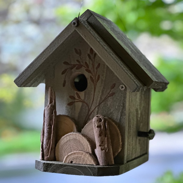 Large Birdhouse for Outdoors, SPECIAL ORDER, Post Mount Birdhouse ...