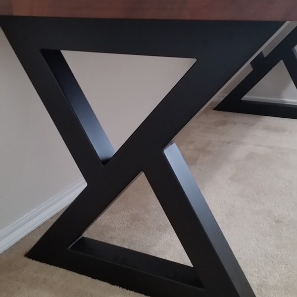 Trestle Metal Table Legs - (train Trestle Table Legs, Steel Table Legs ...