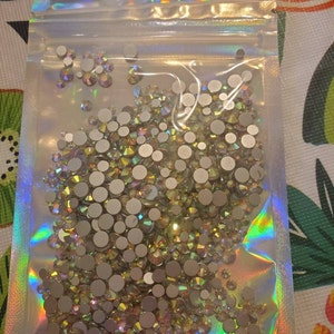 MIXED Size Mixes BLUE FLAME Volcano Flatback Rhinestones SS6 - Etsy