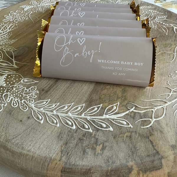 Neutral Chocolate Wrapper Printable, Candy Bar Wrapper Template ...