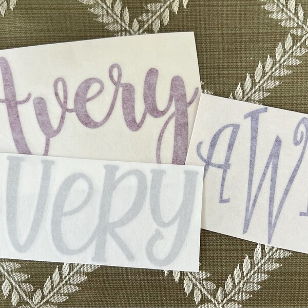 Calligraphy & Cursive Name Decal Many Options + Sizes! | Name Decal for ...