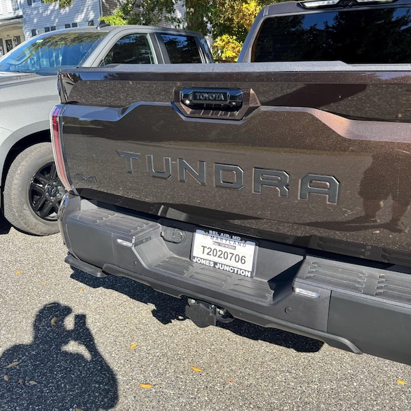 Domed 3D Raised Letters Inserts Compatible With TRD Pro Skid Plate ...