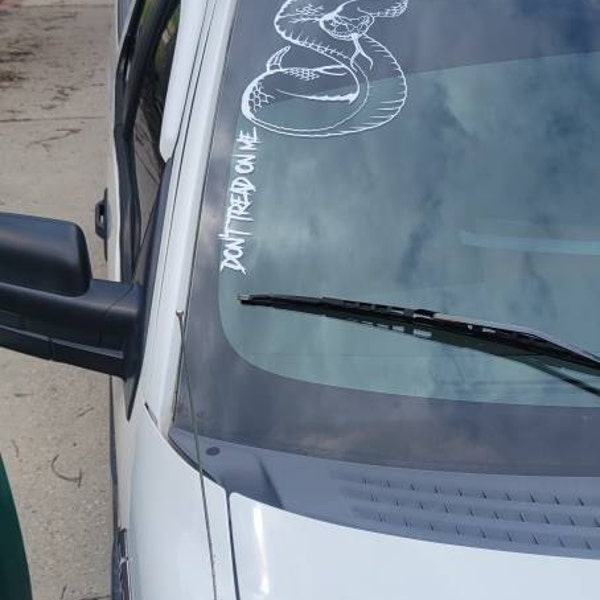 Snake Coiled Striking Vinyl Window Decal #BS064 - Etsy