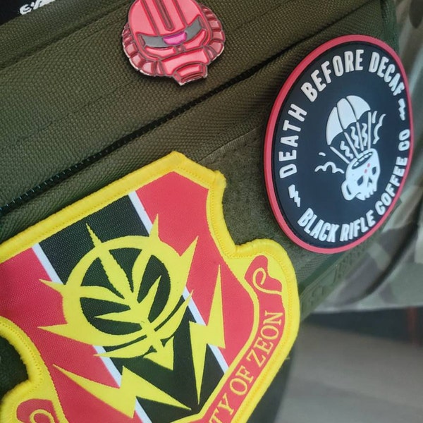 Gundam Inspired, Principality of Zeon, Military Morale Patch - Etsy