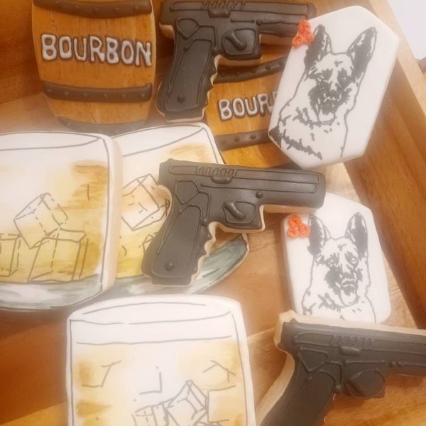 Gun Cookie Cutter - Pistol Cookie Cutter - Gun Shaped Cookie Cutter ...